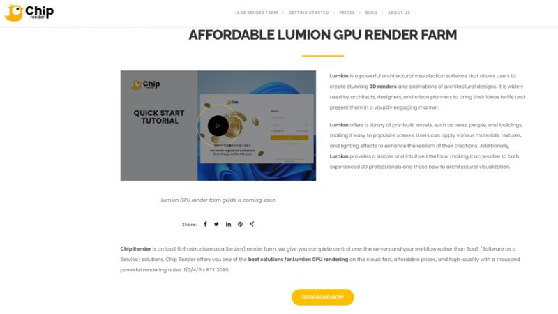 3 GPU Render Farm Tốt Nhất Cho Lumion | RenderFarms